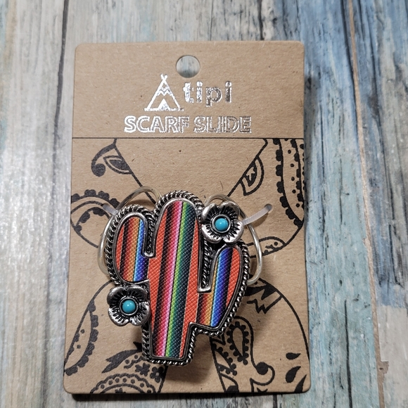 Tipi | Accessories | Tipi Scarf Slide Cactus | Poshmark